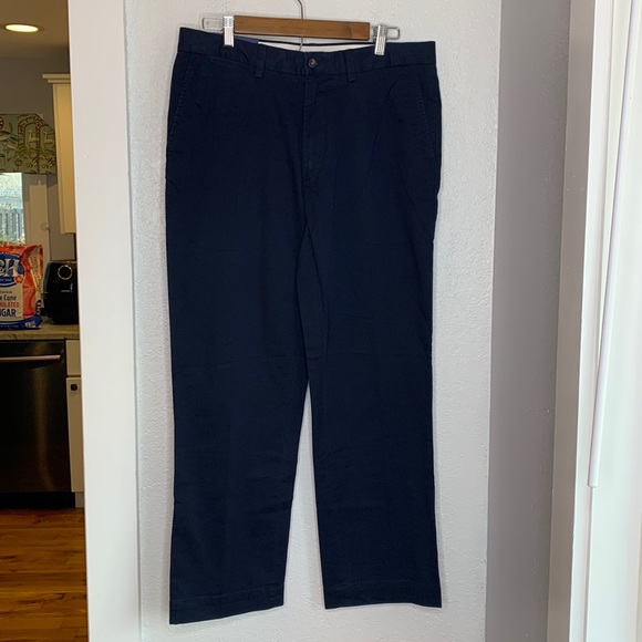 Polo Ralph Lauren | Pants | Polo Ralph Lauren Chino Stretch Classic Fit Pants Navy Blue Cotton ...